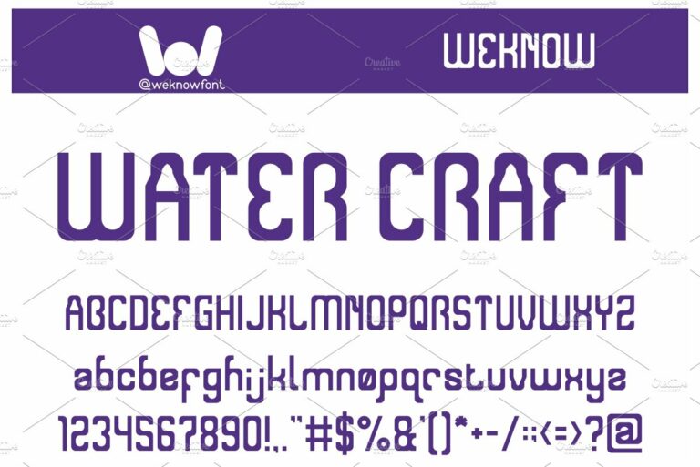 Submarine font – MasterBundles