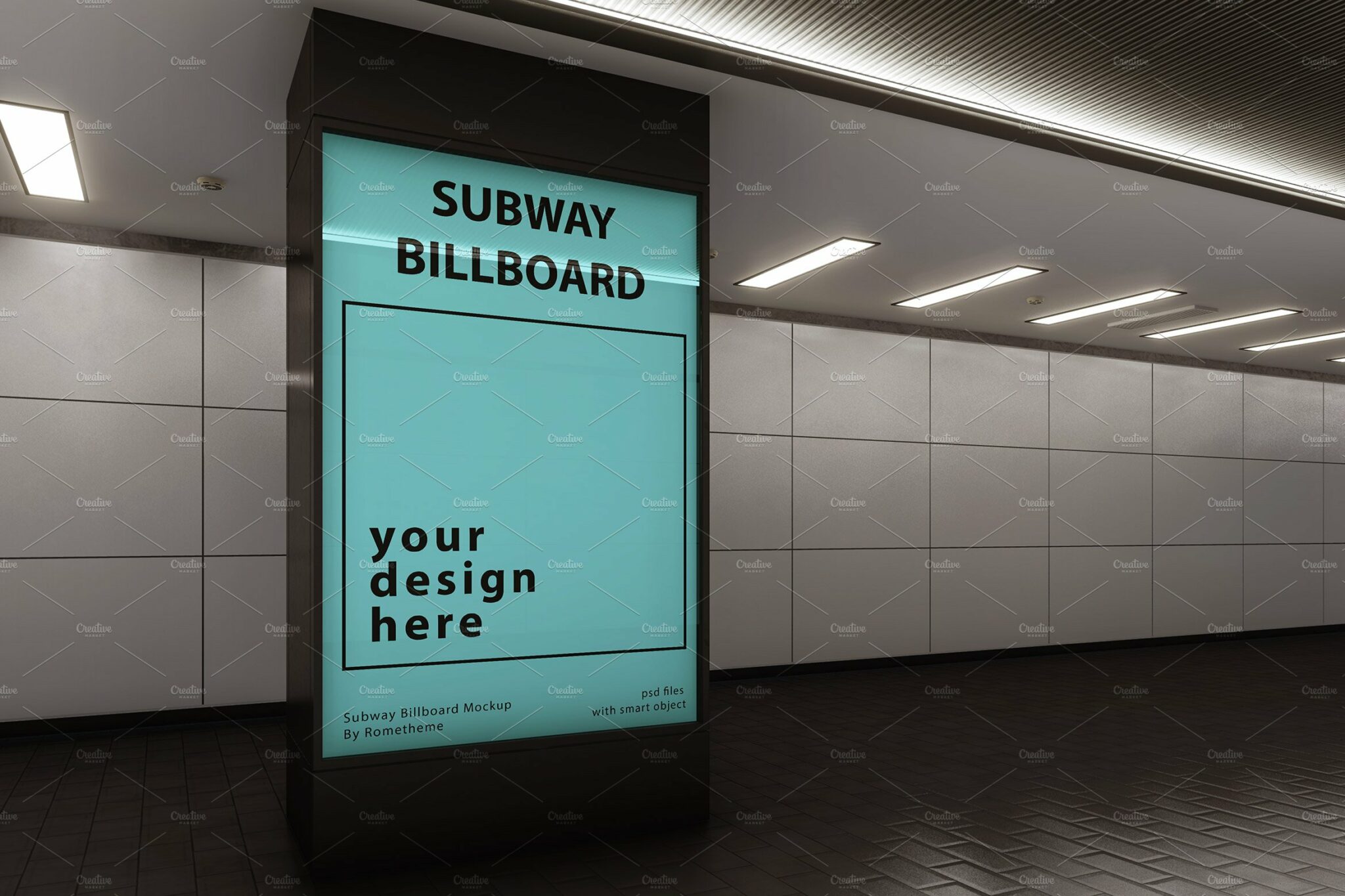 Subway Billboard - Mockups vol.02 – MasterBundles