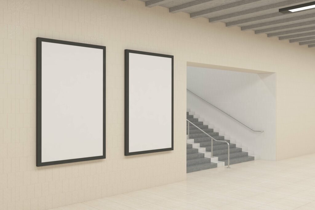 Subway Two Signage Mockup – MasterBundles