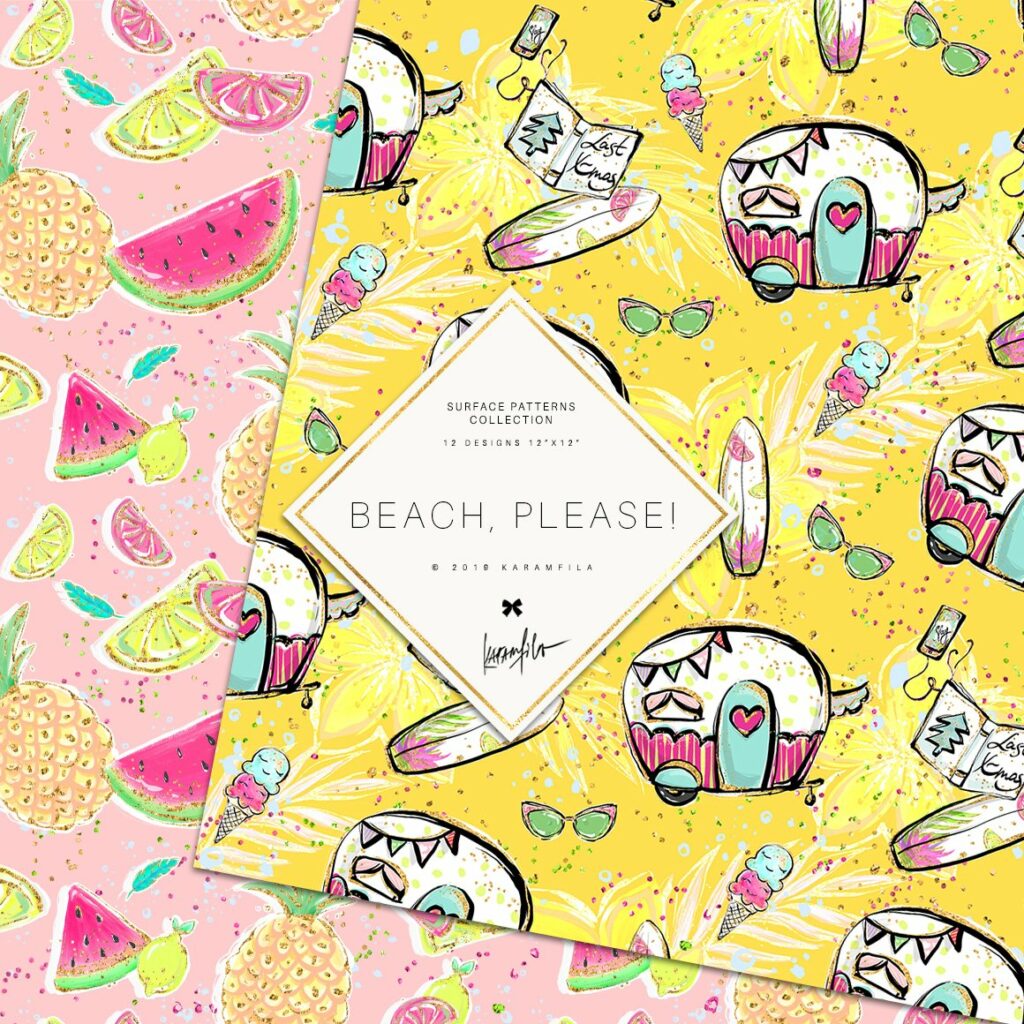 Beach Patterns – MasterBundles