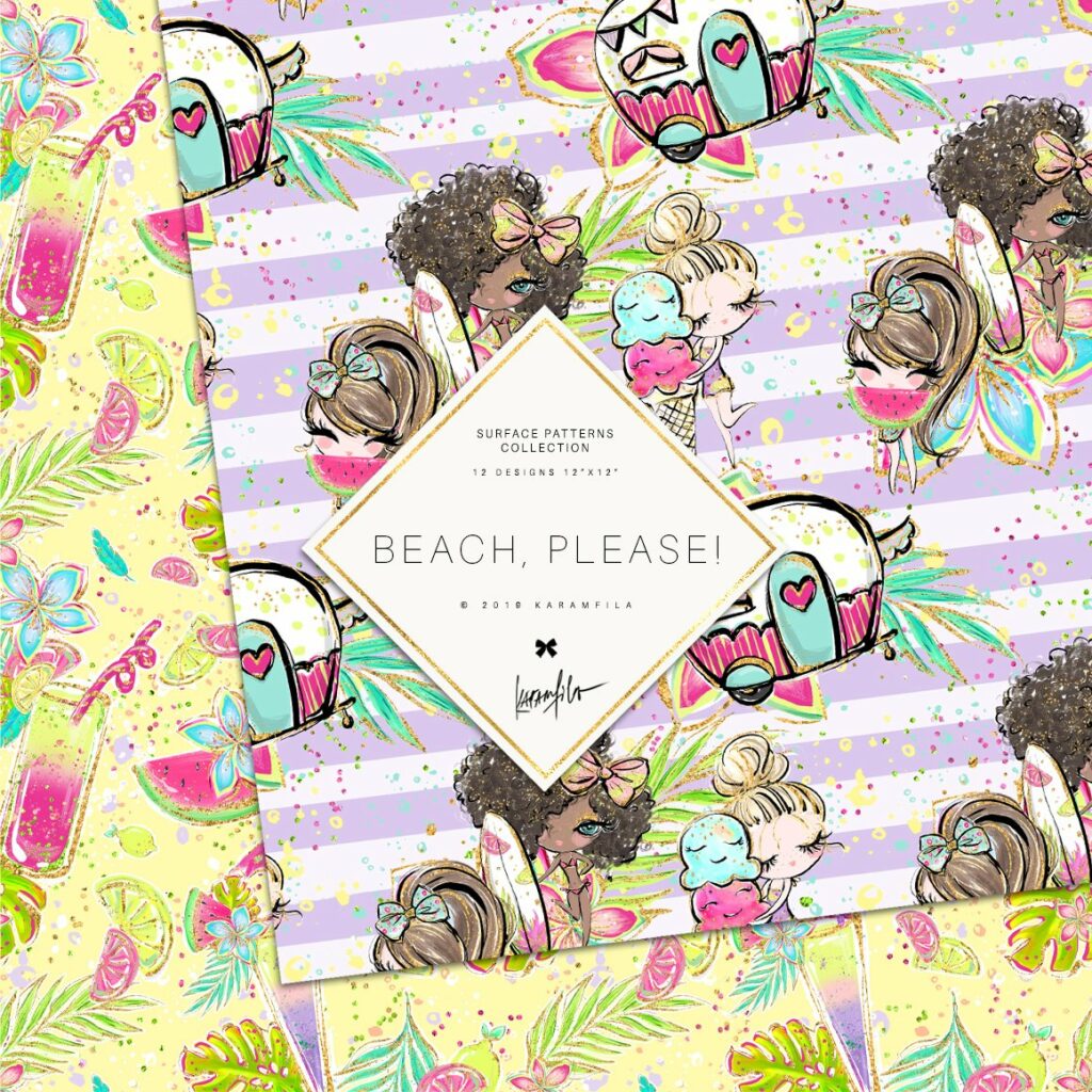 Beach Patterns – MasterBundles