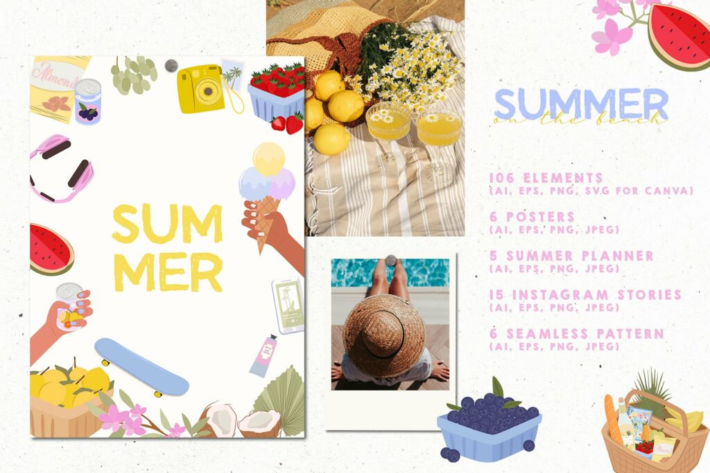 Summer on the beach – MasterBundles