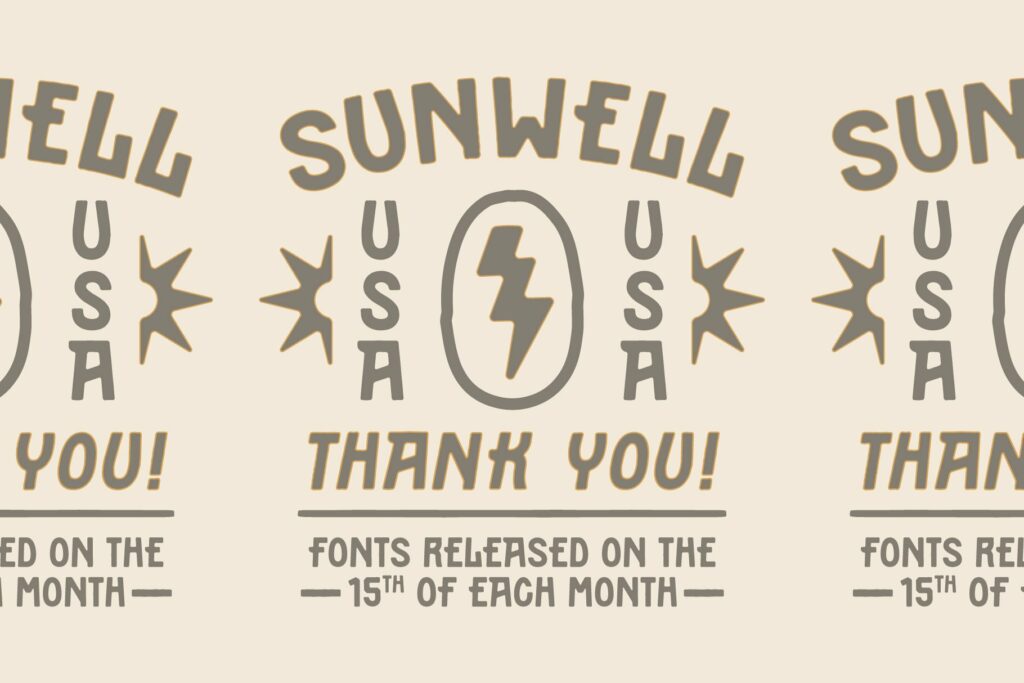 Sunwell Typeface | Vintage Font – MasterBundles