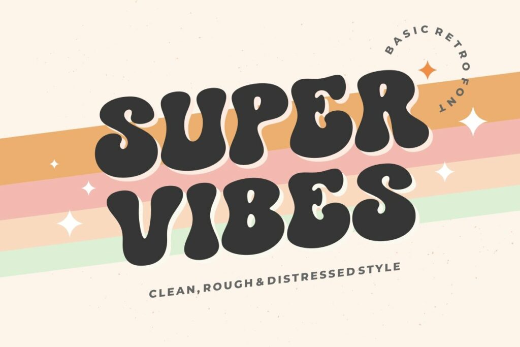 Super Vibes - Retro Groovy Style – MasterBundles