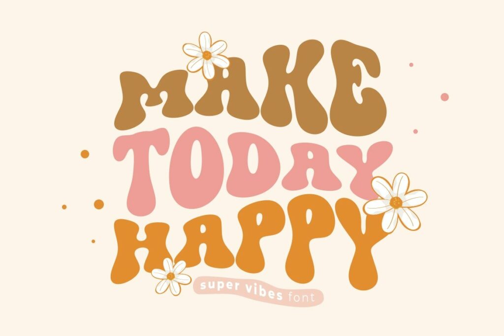 Super Vibes - Retro Groovy Style – MasterBundles