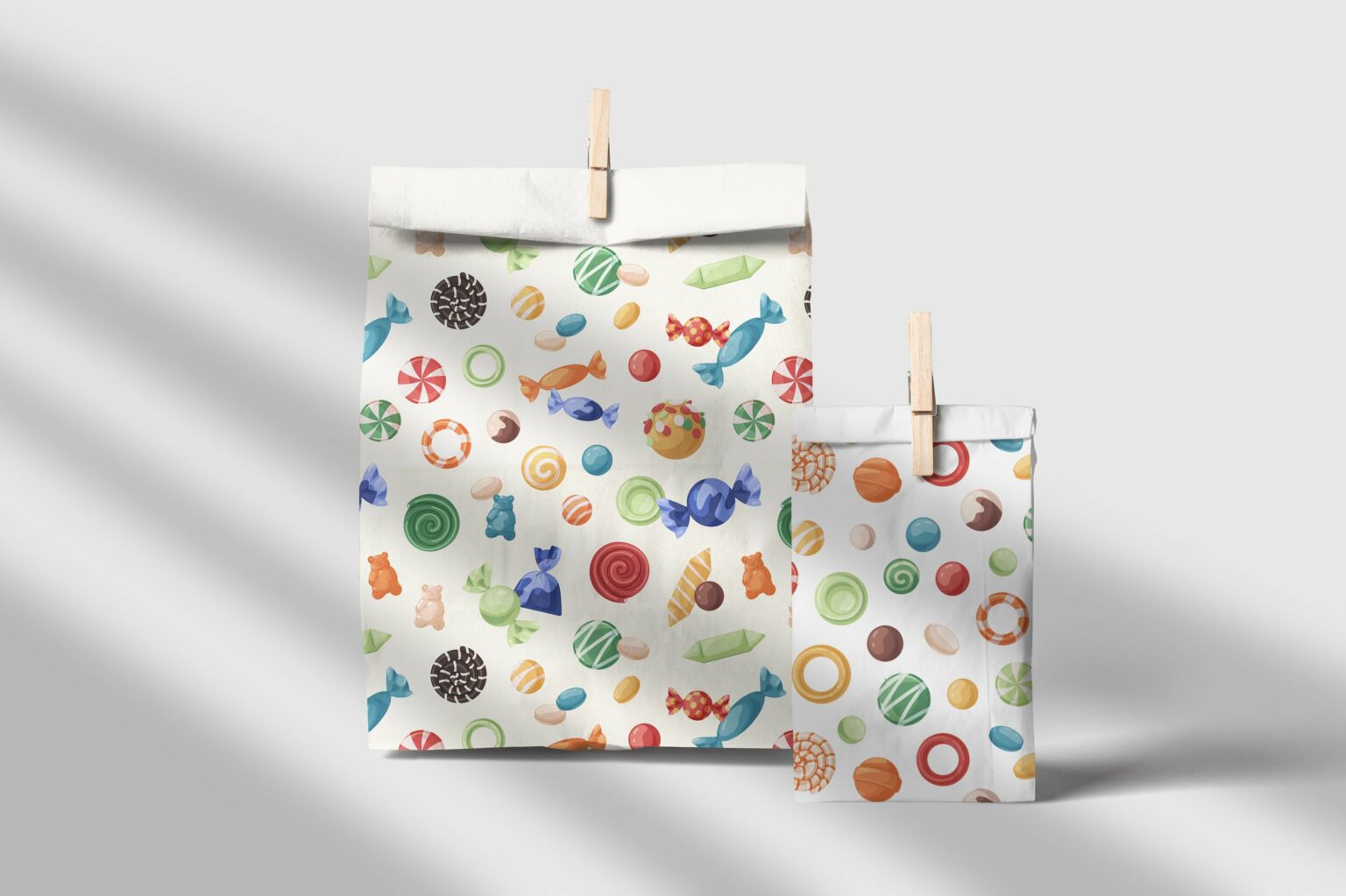Sweets & candies seamless patterns – MasterBundles