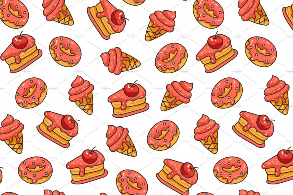 Bakery seamless pattern – MasterBundles