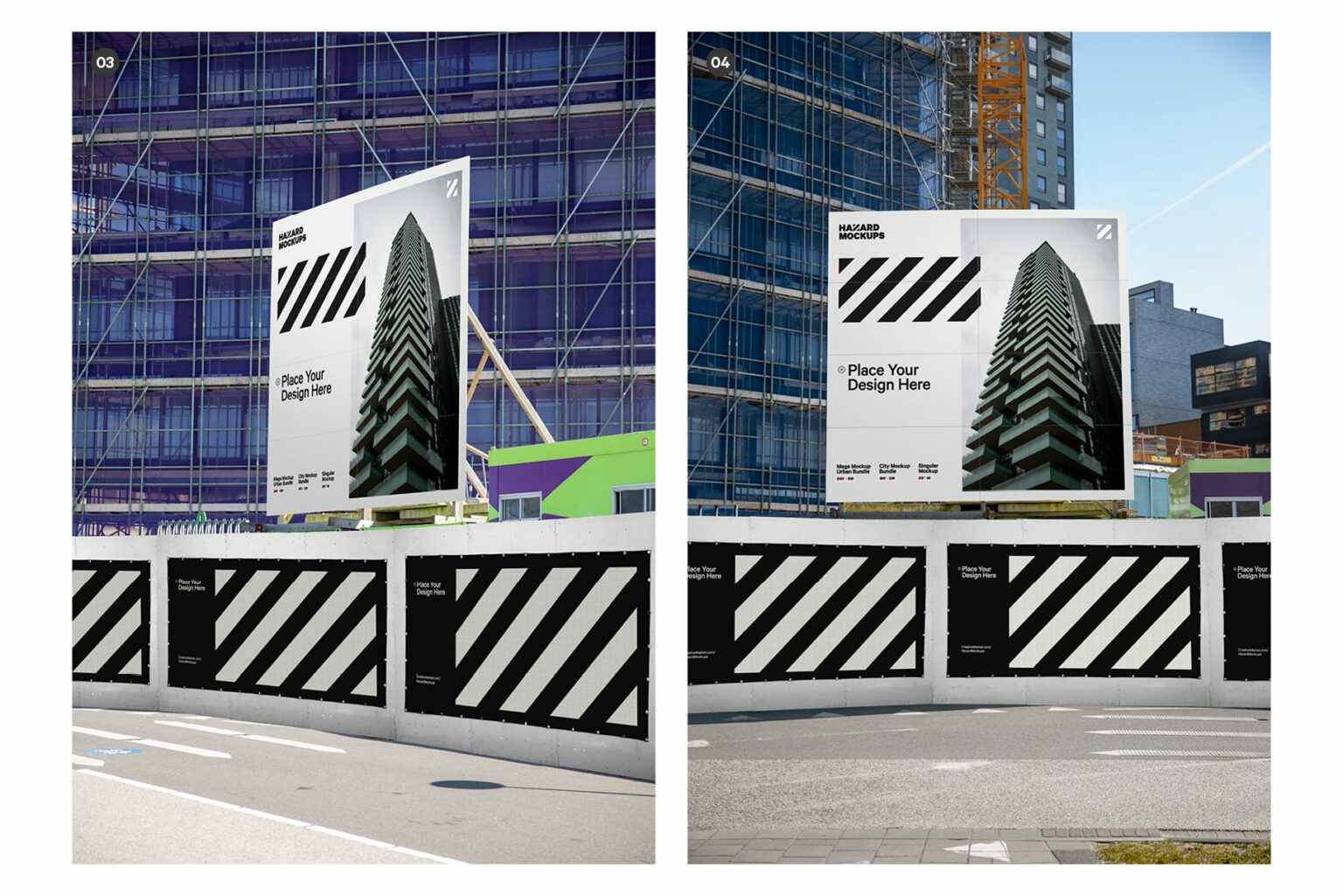 4x Construction Mockup Bundle Vol.2 – MasterBundles