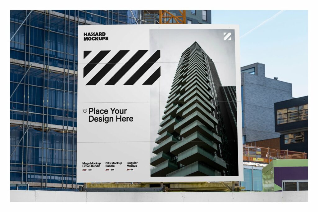 4x Construction Mockup Bundle Vol.2 – MasterBundles