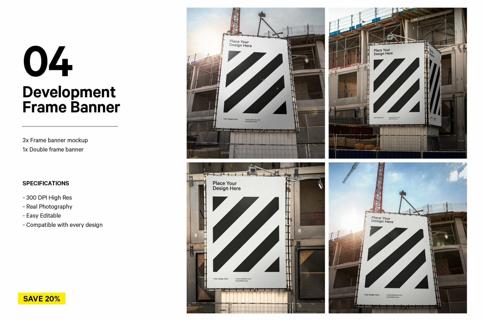 XL Construction Mockup Bundle – MasterBundles