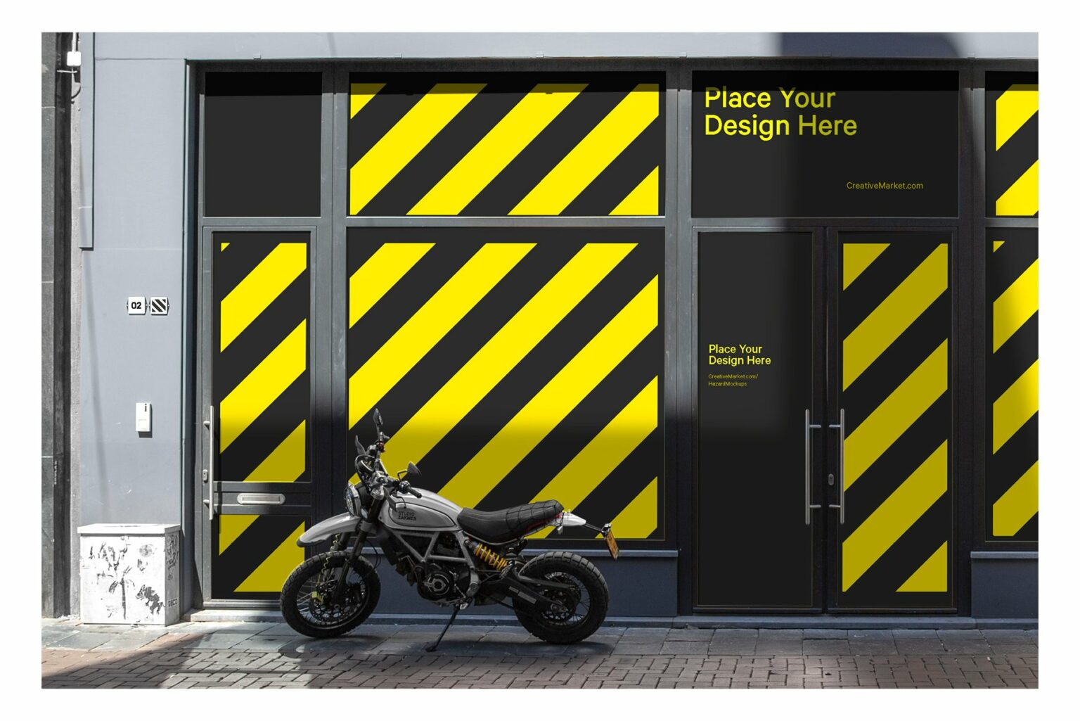 City Retail Shop Facade Mockup – MasterBundles