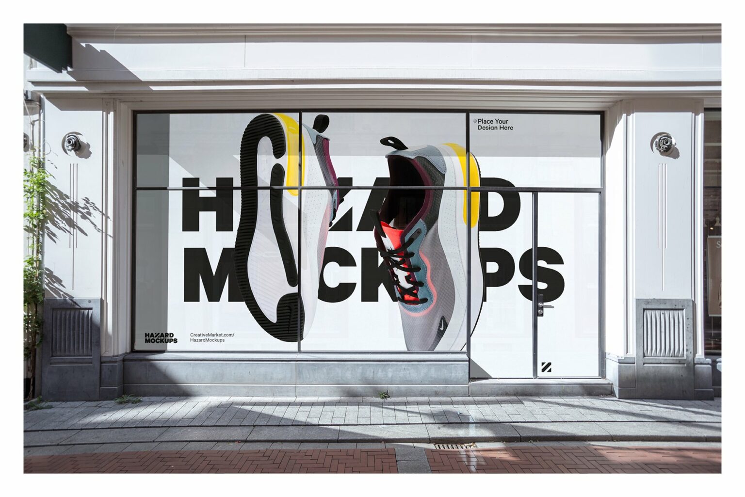 City Retail Shop Facade Mockup – MasterBundles