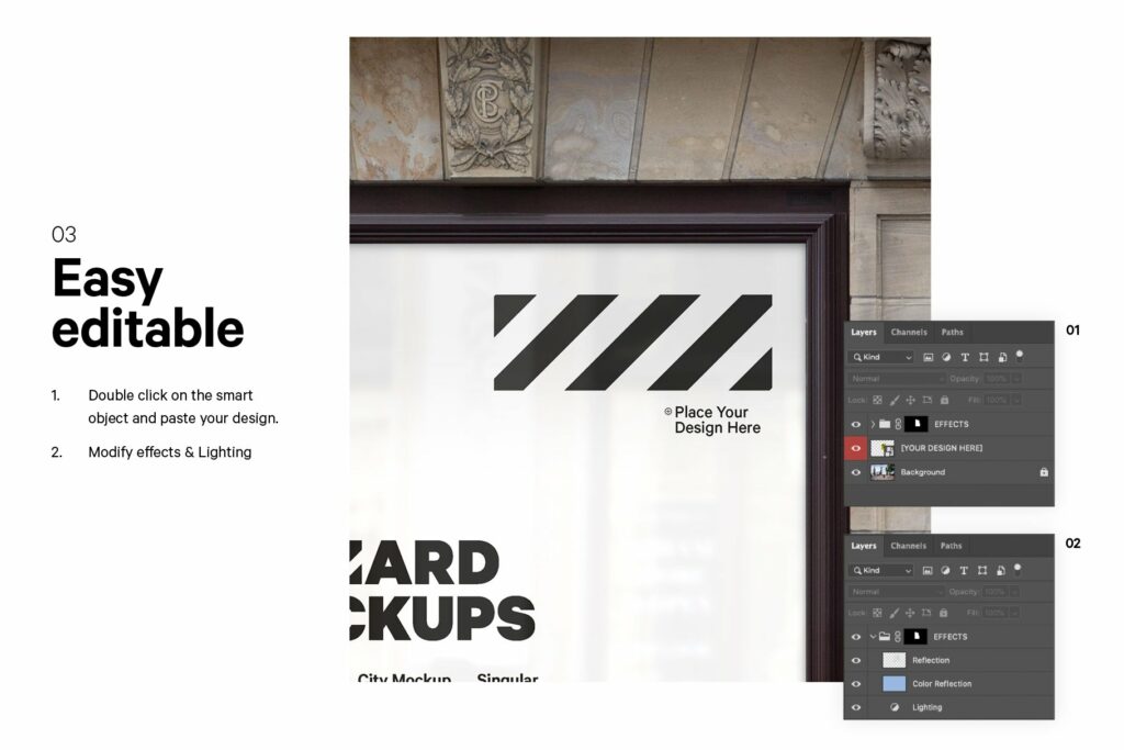 Store Window Sticker Mockup – MasterBundles