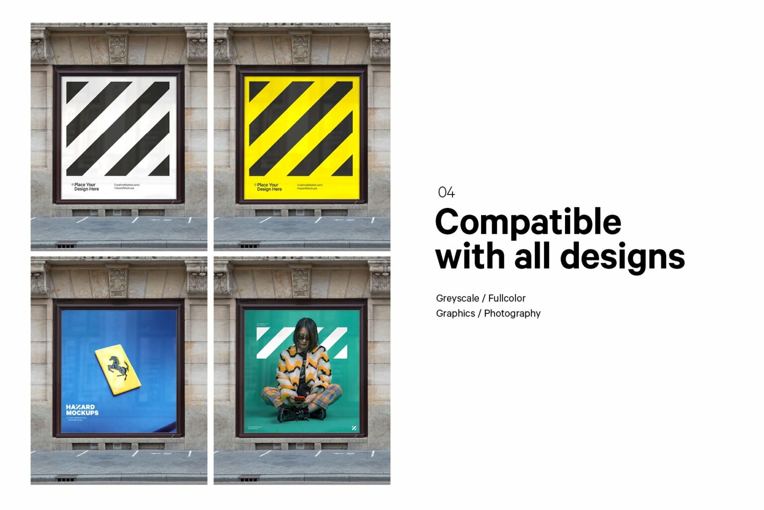 Store Window Sticker Mockup – MasterBundles