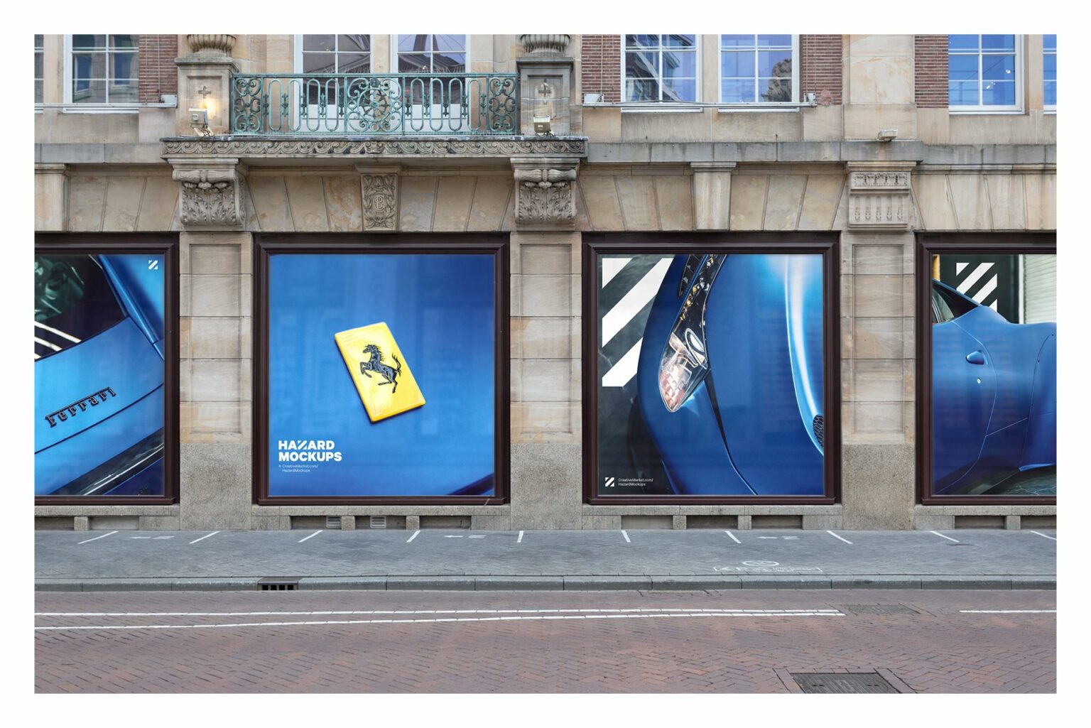 Store Window Sticker Mockup – MasterBundles