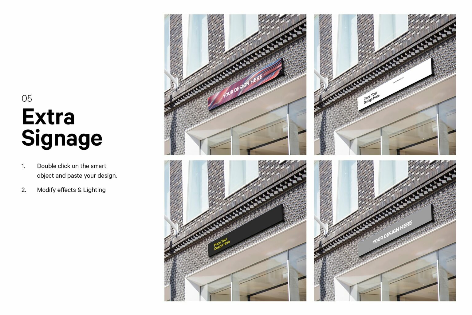 City Retail Flag Mockup – MasterBundles