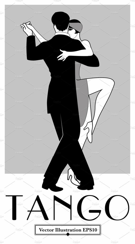 Tango Poster Retro Style I – MasterBundles