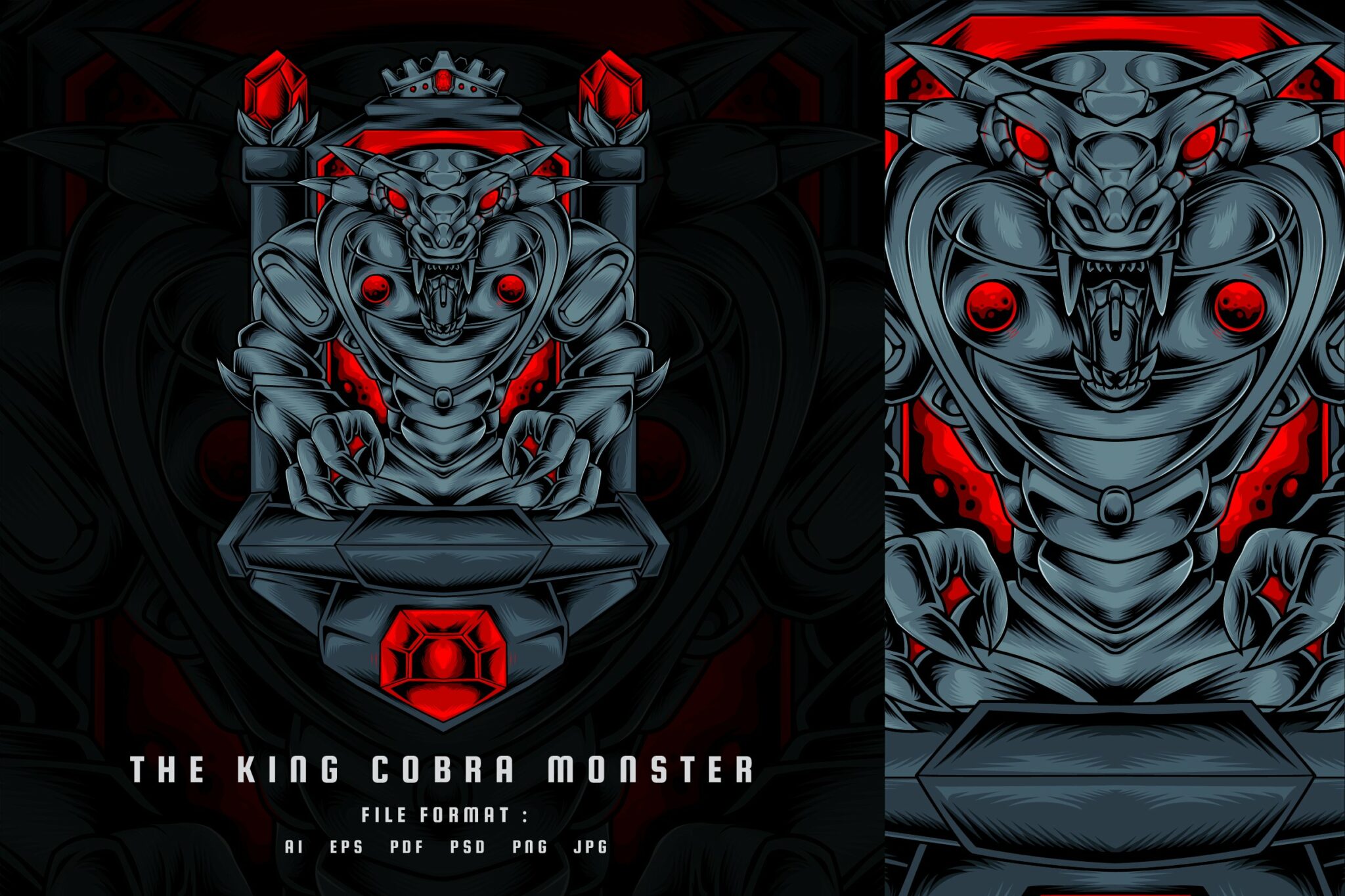 The King Cobra Monsters – MasterBundles