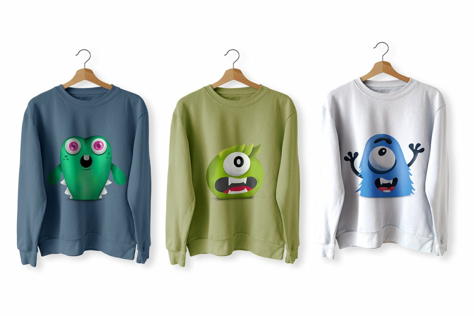 Cute Illustrations Monsters Pack – MasterBundles