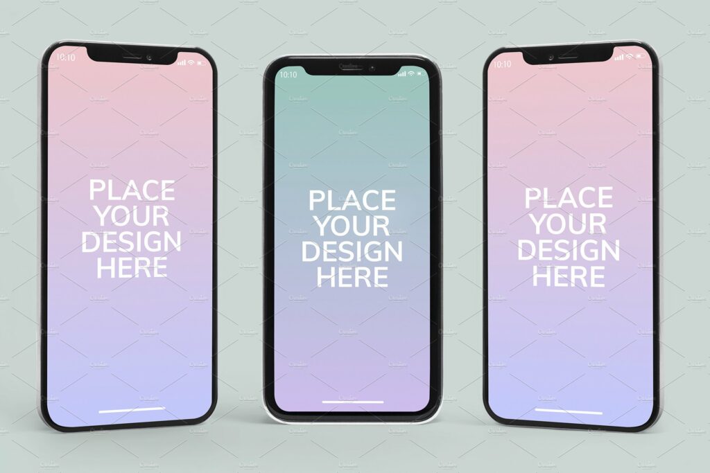 High quality mobile phone mockup – MasterBundles