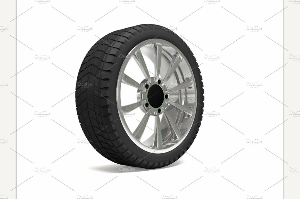 Car wheel 3d rendering – MasterBundles