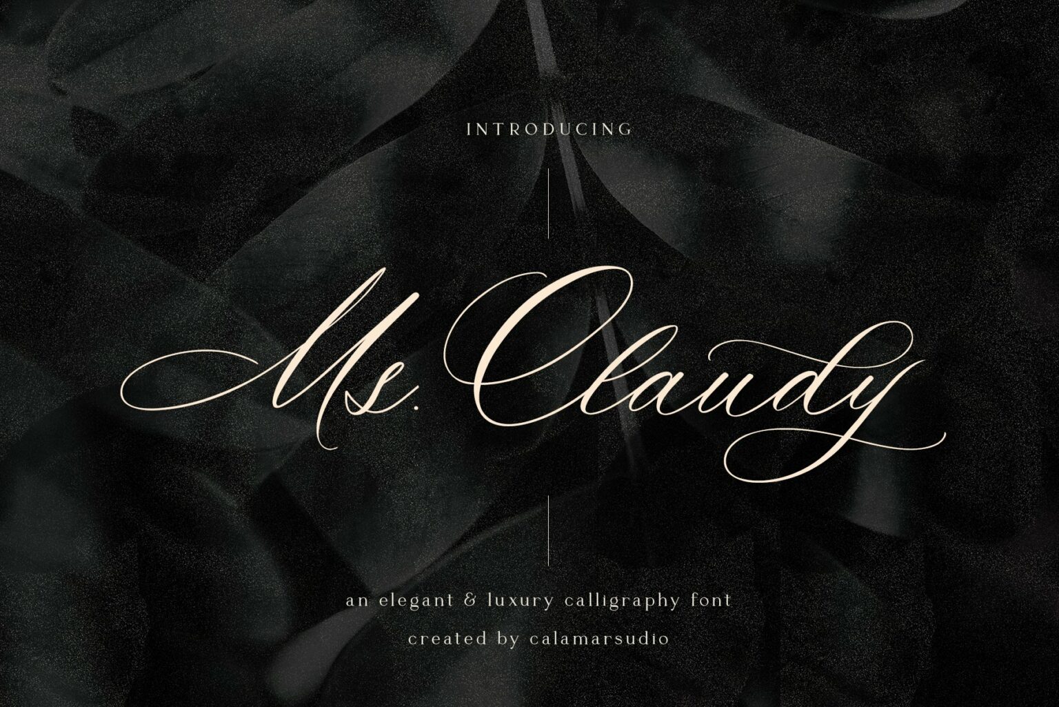 Ms Claudy | Wedding Calligraphy Font – MasterBundles