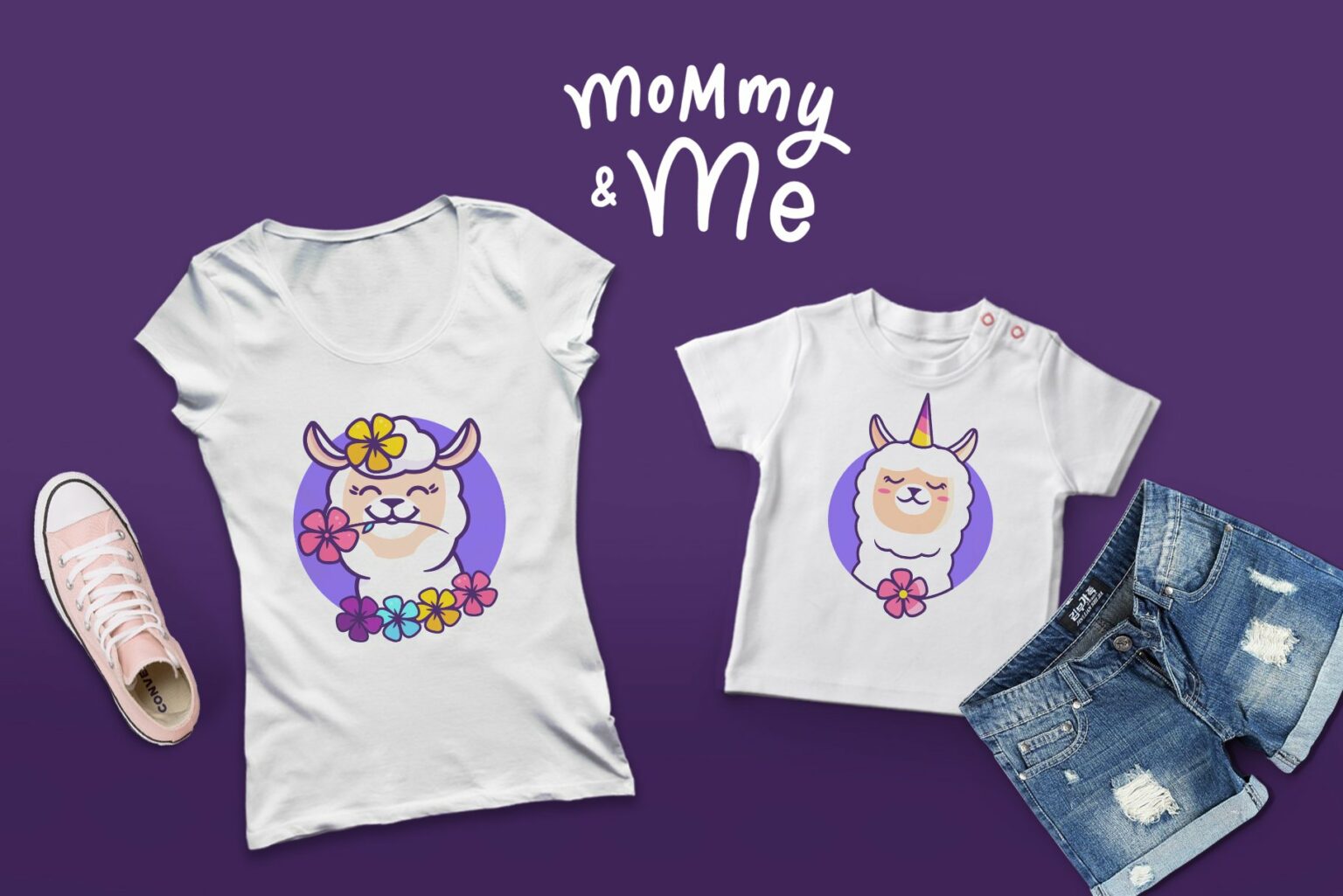 Llama clipart. KIDS BUNDLE design – MasterBundles