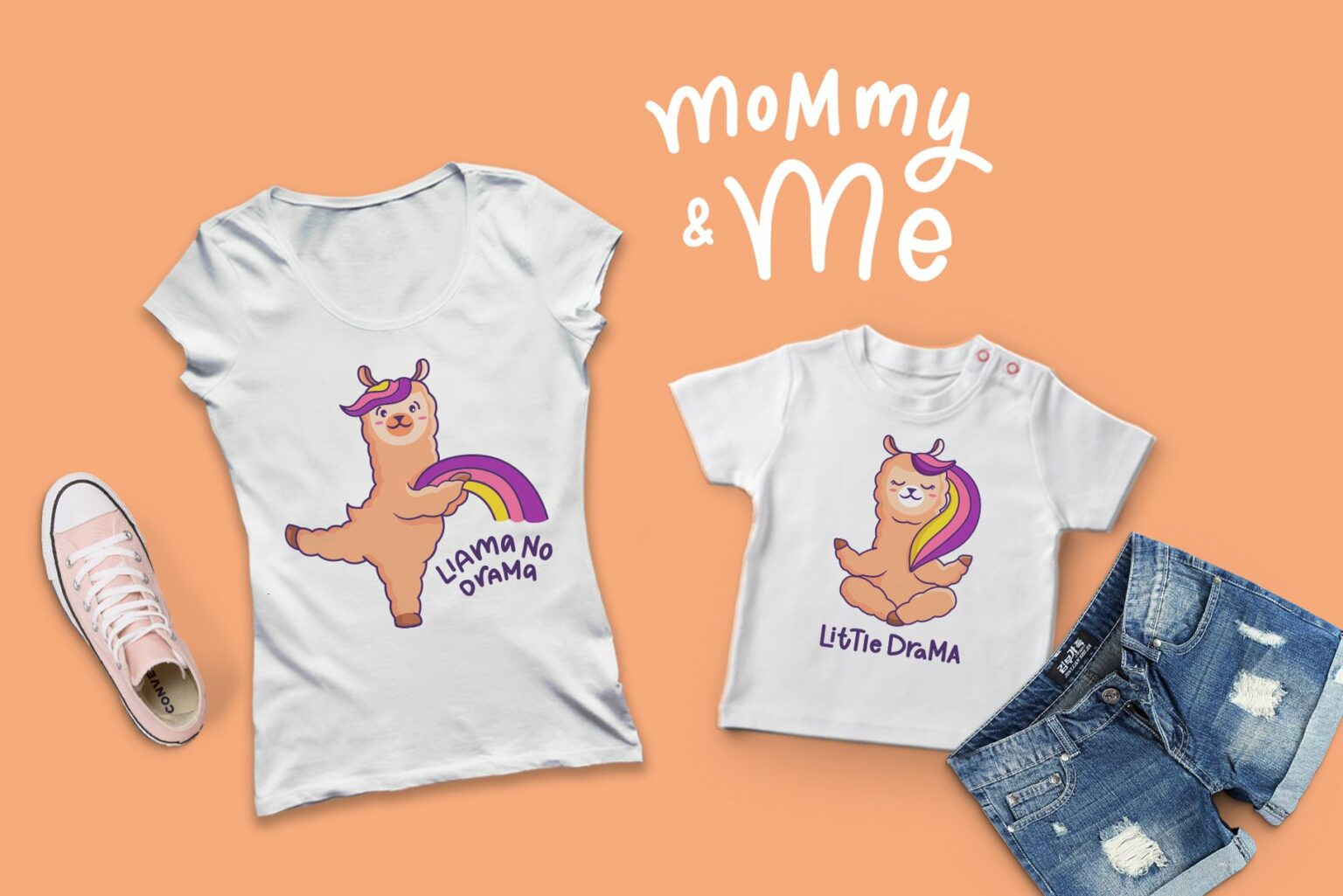 Llama clipart. KIDS BUNDLE design – MasterBundles
