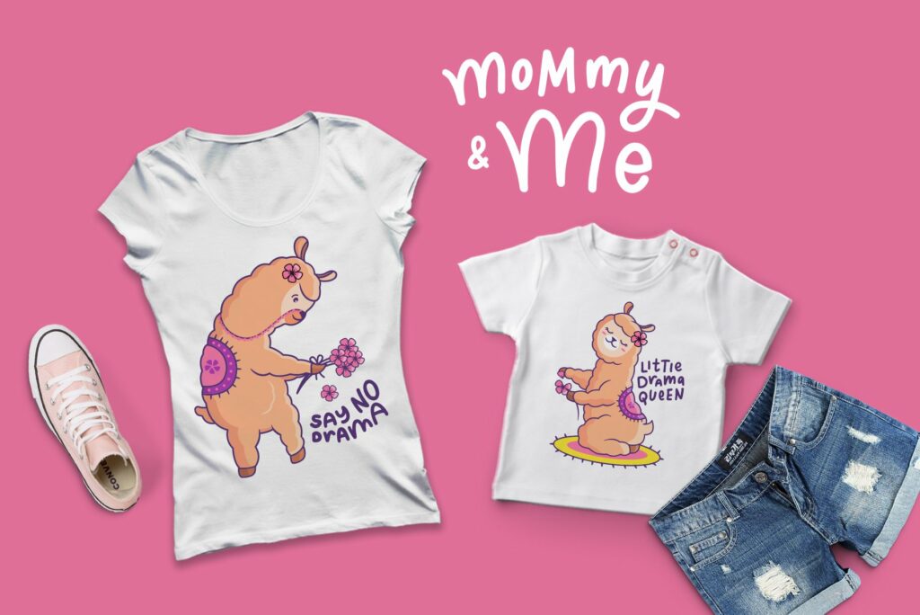 Llama clipart. KIDS BUNDLE design – MasterBundles