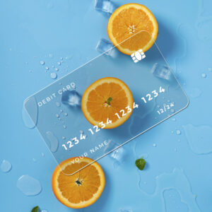 Transparent Debit card Mockup Template - MasterBundles