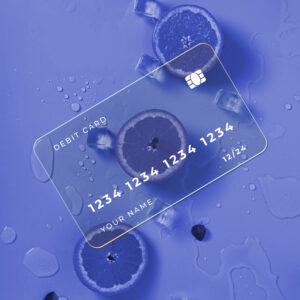 Transparent Debit card Mockup Template - MasterBundles