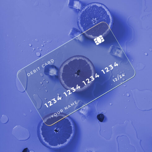 Transparent Debit card Mockup Template - MasterBundles