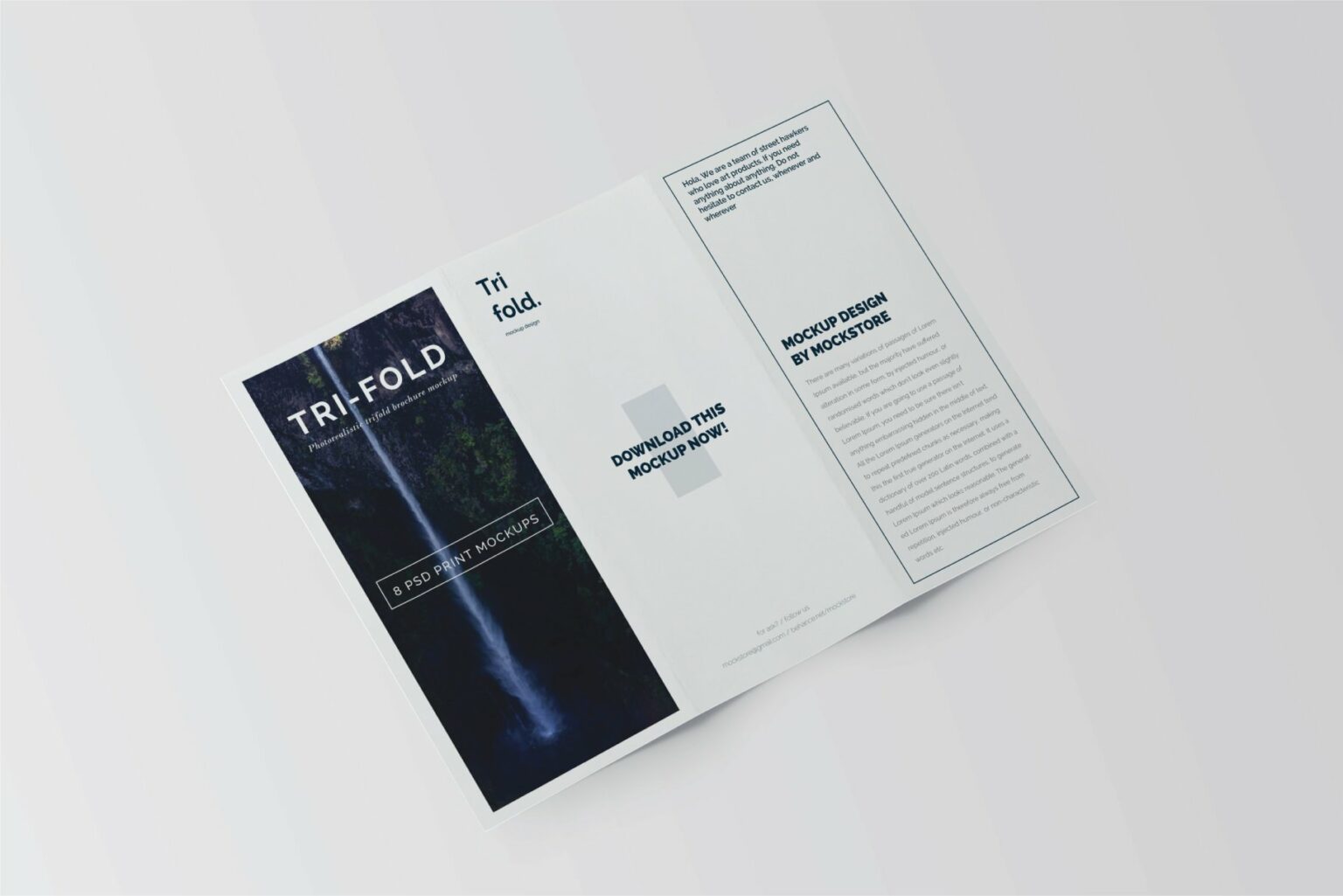 Trifold Brochure Mock-Up Set – MasterBundles