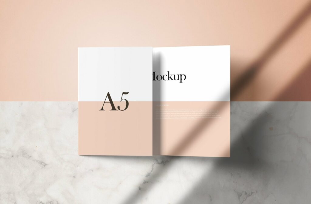 A5 Tri-fold Mockups – MasterBundles