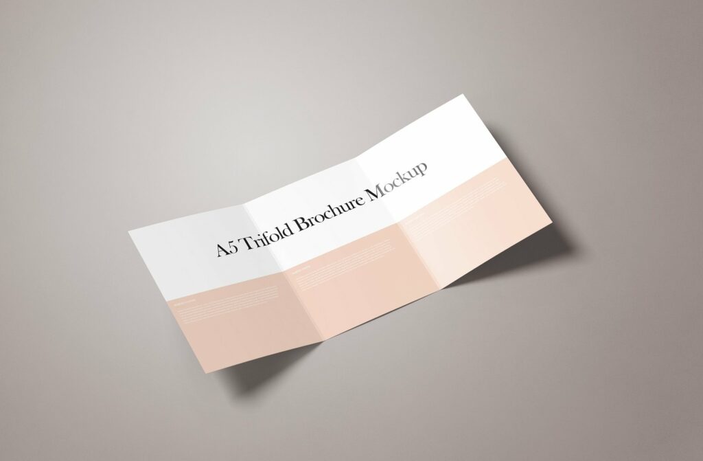 A5 Tri-fold Mockups – MasterBundles