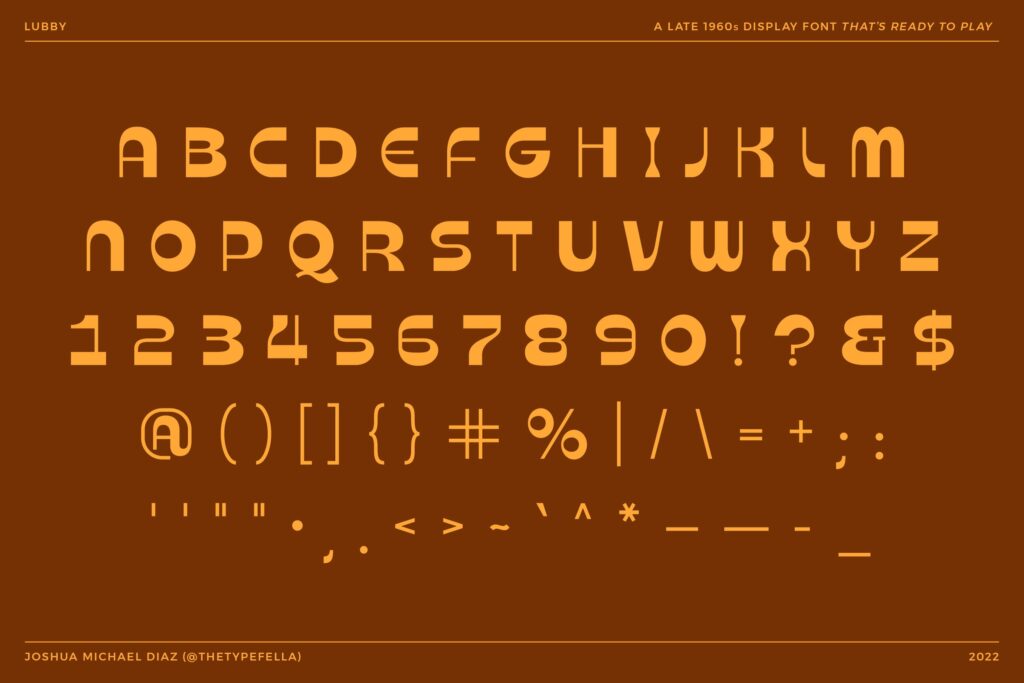 Lubby Display Font – MasterBundles