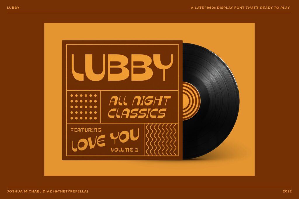 Lubby Display Font – MasterBundles