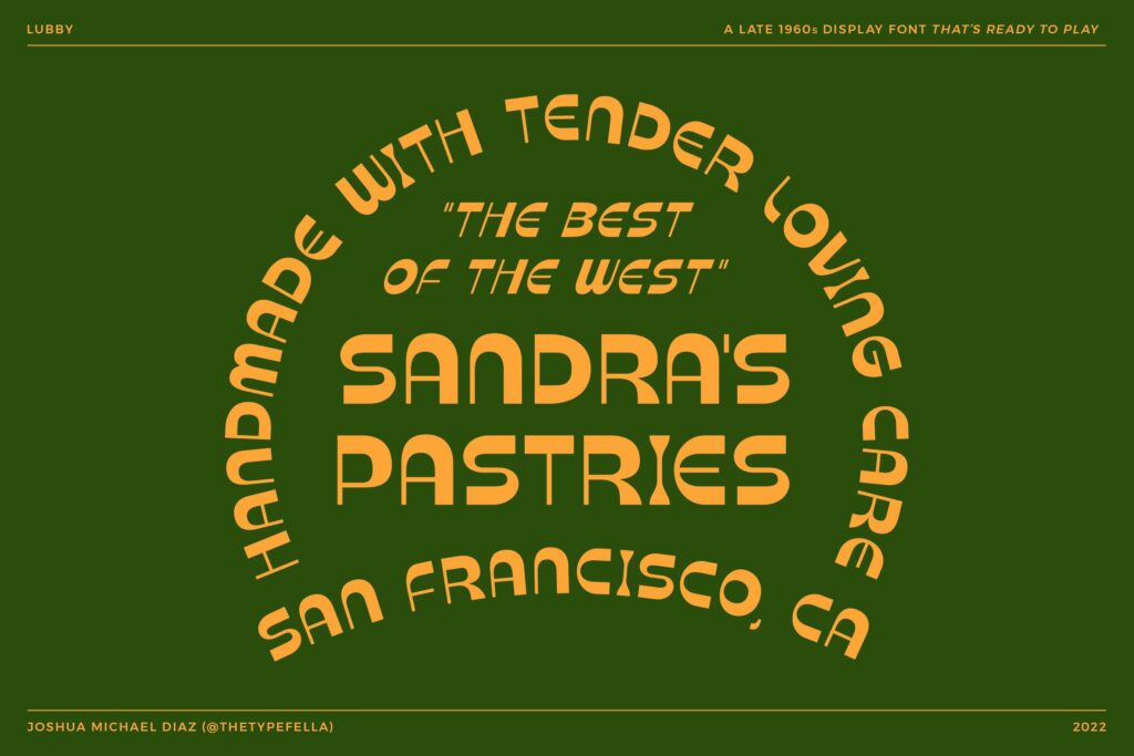 Lubby Display Font – MasterBundles