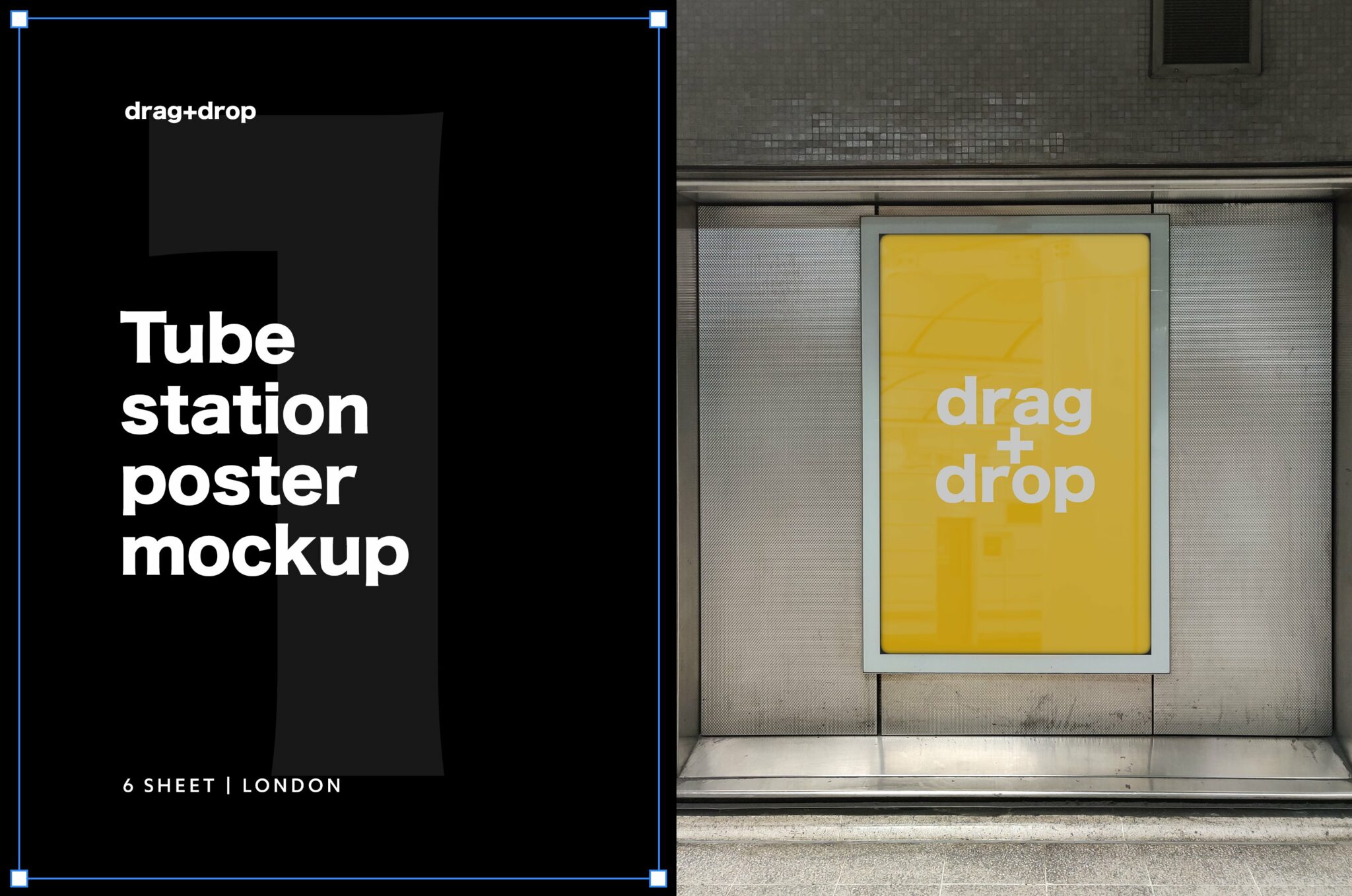 Train station poster mockup – MasterBundles