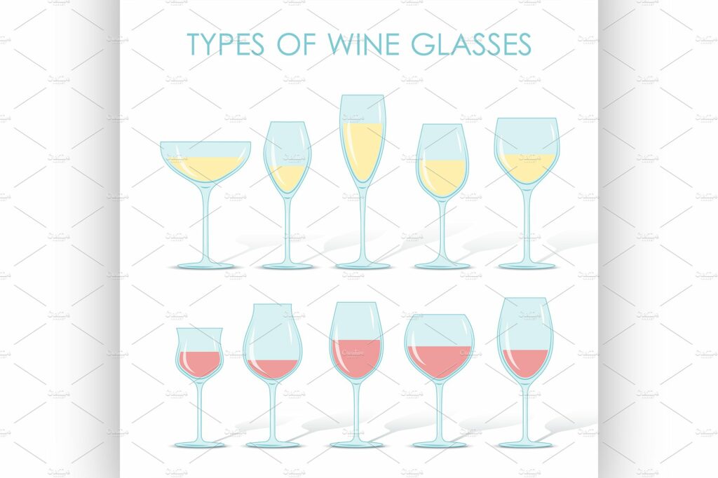 types of wine glasses – MasterBundles