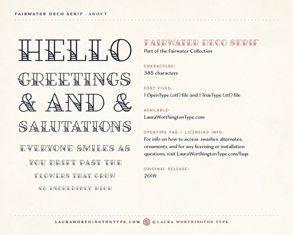 Fairwater Deco Serif – MasterBundles