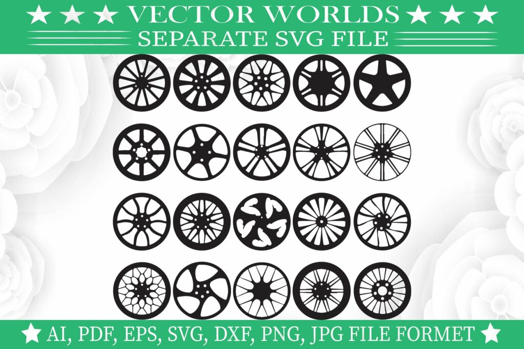 Car Wheel Svg, Car, Wheel Svg – MasterBundles