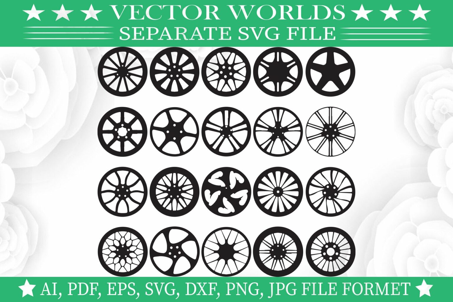 Car Wheel Svg, Car, Wheel Svg – MasterBundles