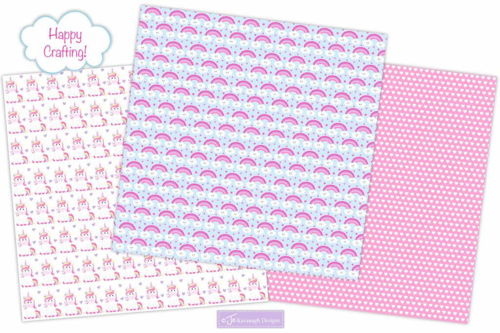 Cute Unicorn Patterns -P28 – MasterBundles
