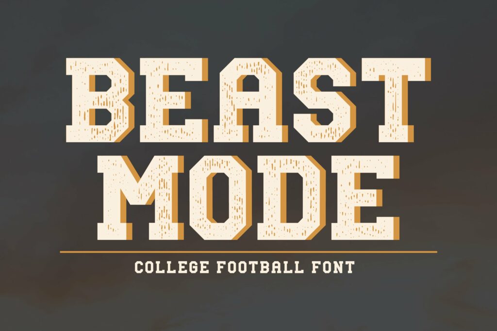 College Football Font – MasterBundles