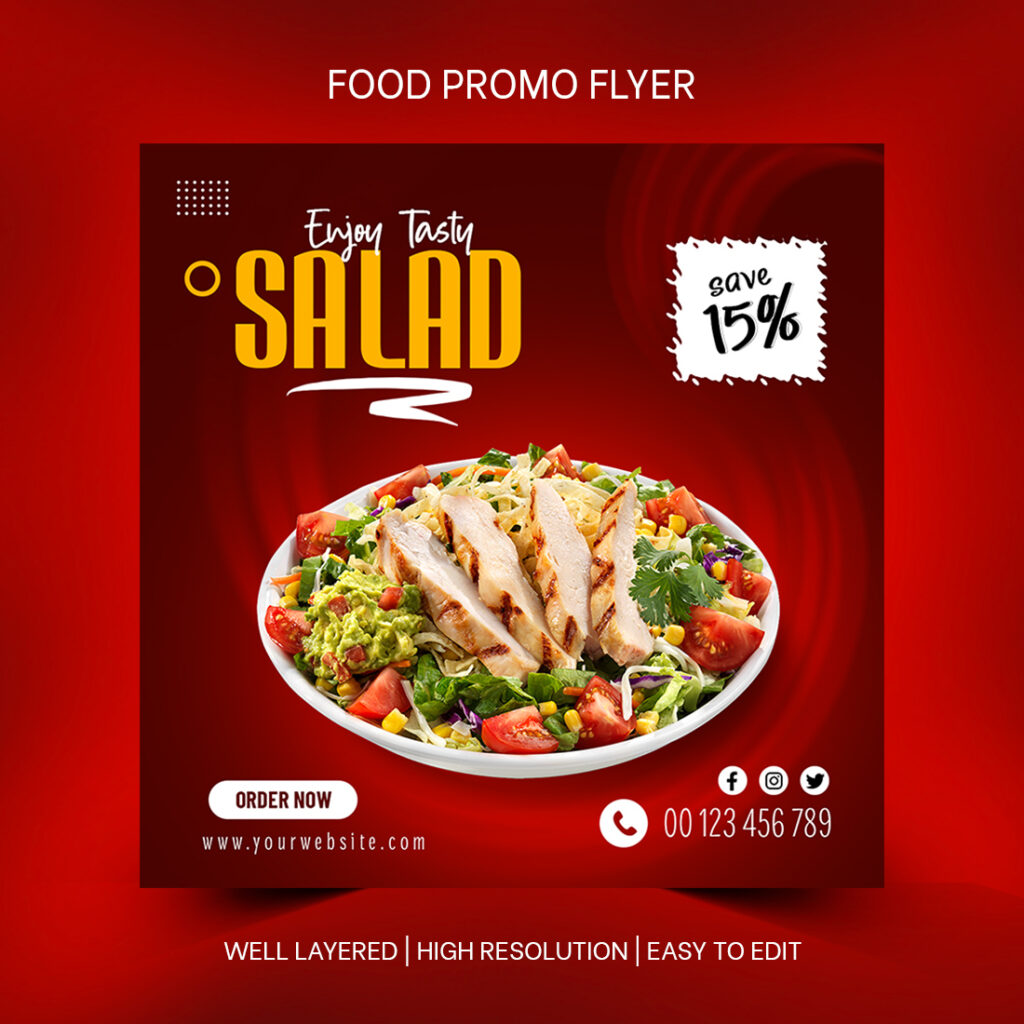 Food Business Flyer Design - MasterBundles