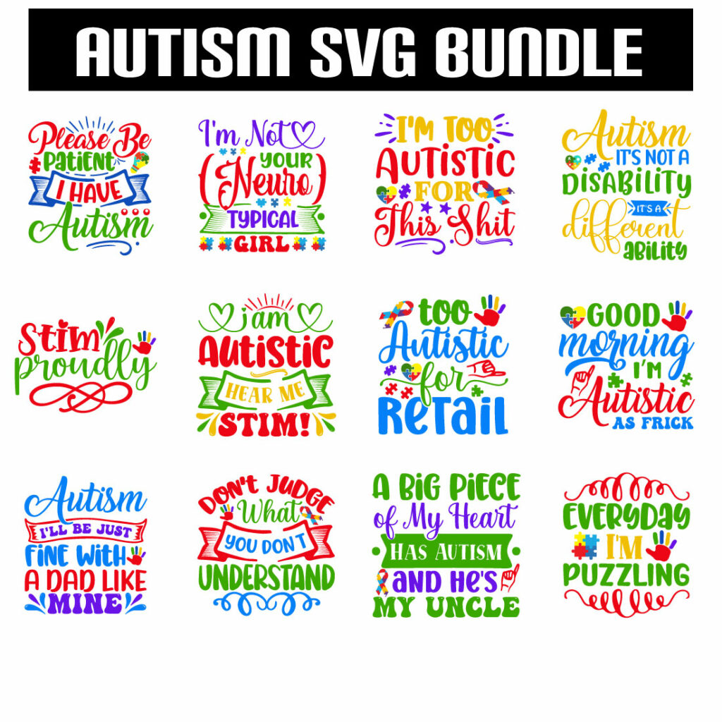 Autism Svg Bundle