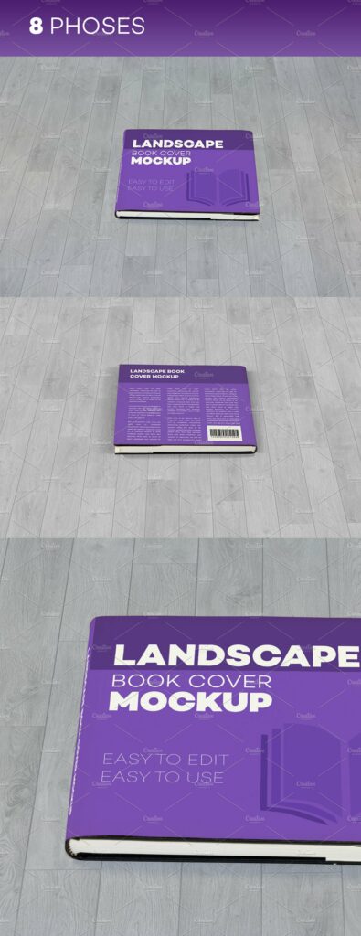 Landscape Book Cover Mockups – MasterBundles