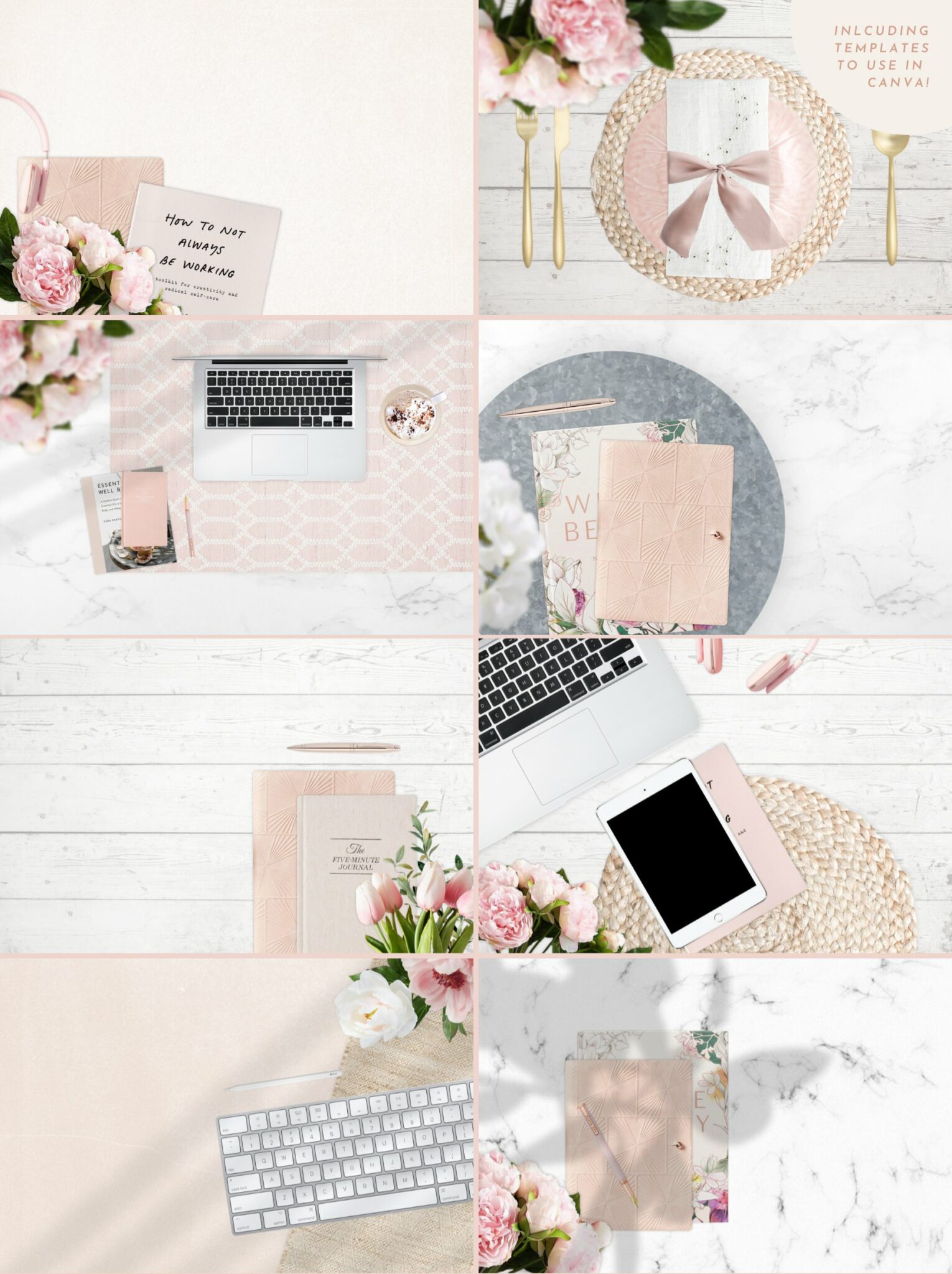 Blush Pink Scene Creator + Mockups – MasterBundles