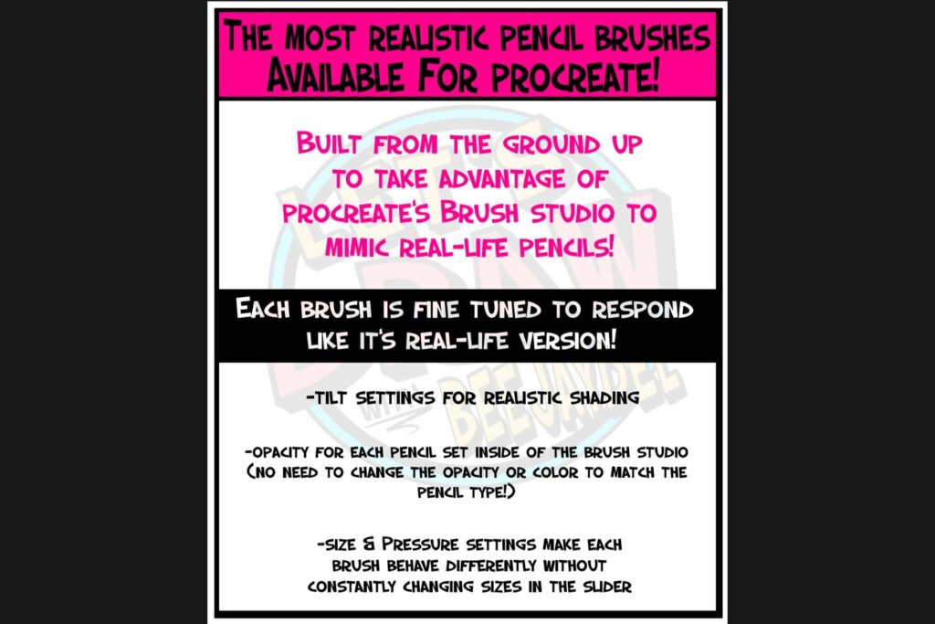 Pencil Brushes for Procreate – MasterBundles